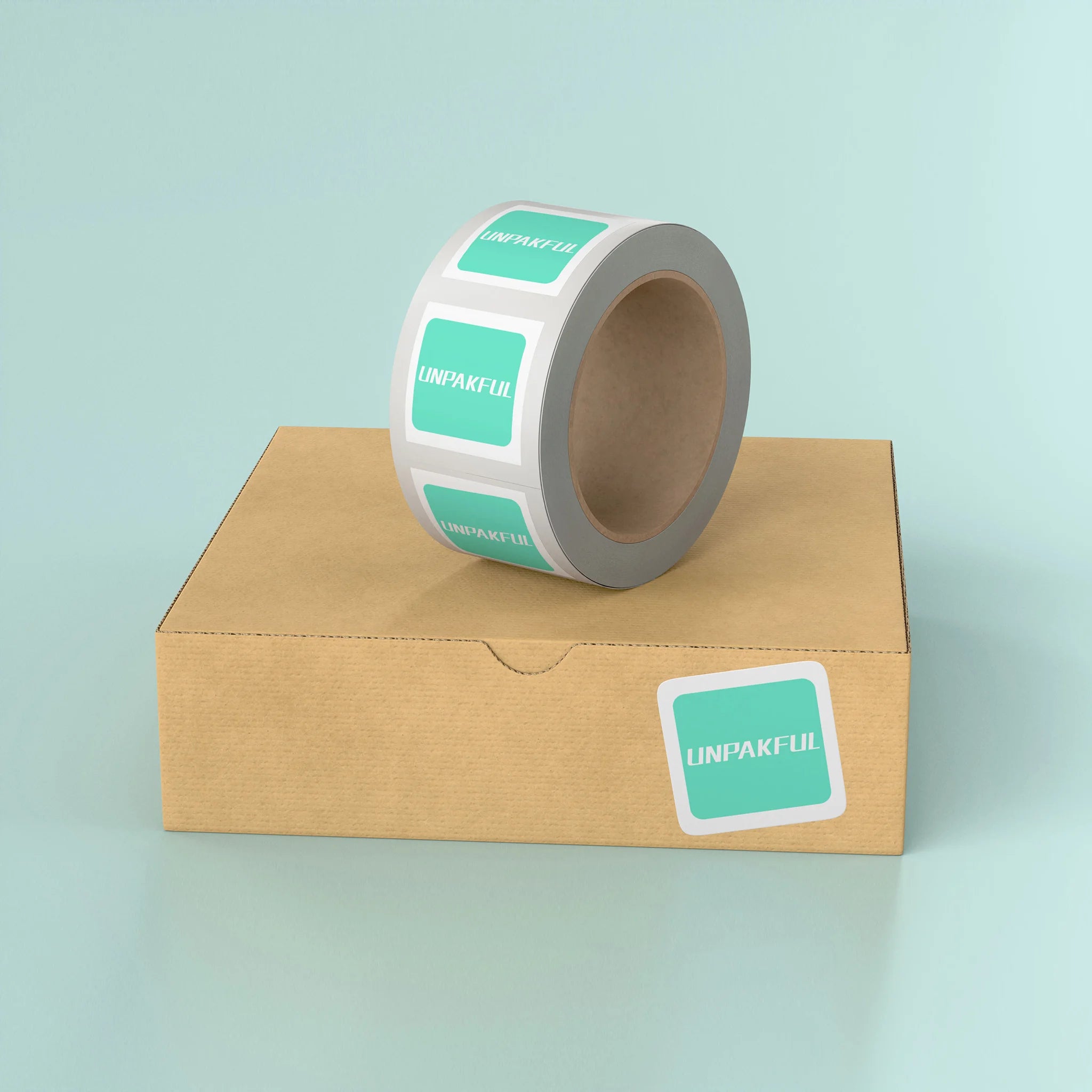 Custom Square Roll Labels